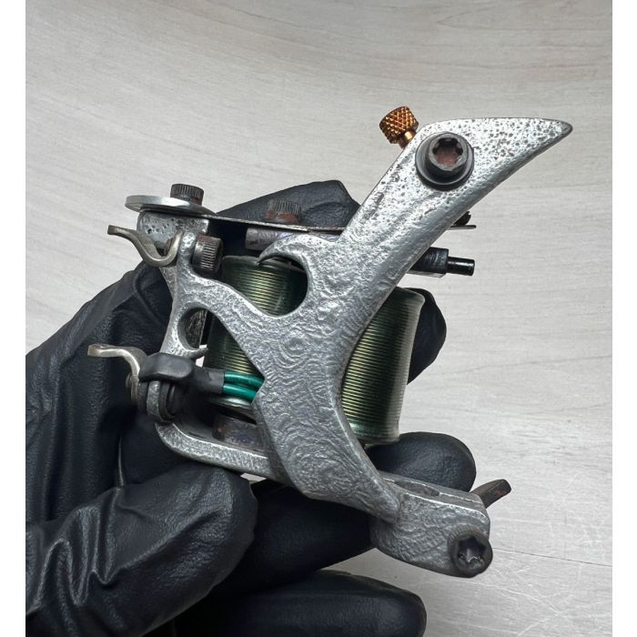 Aaron Cain Etched Alum '02 | Custom Tattoo Machines, Jewelers Sawframes ...